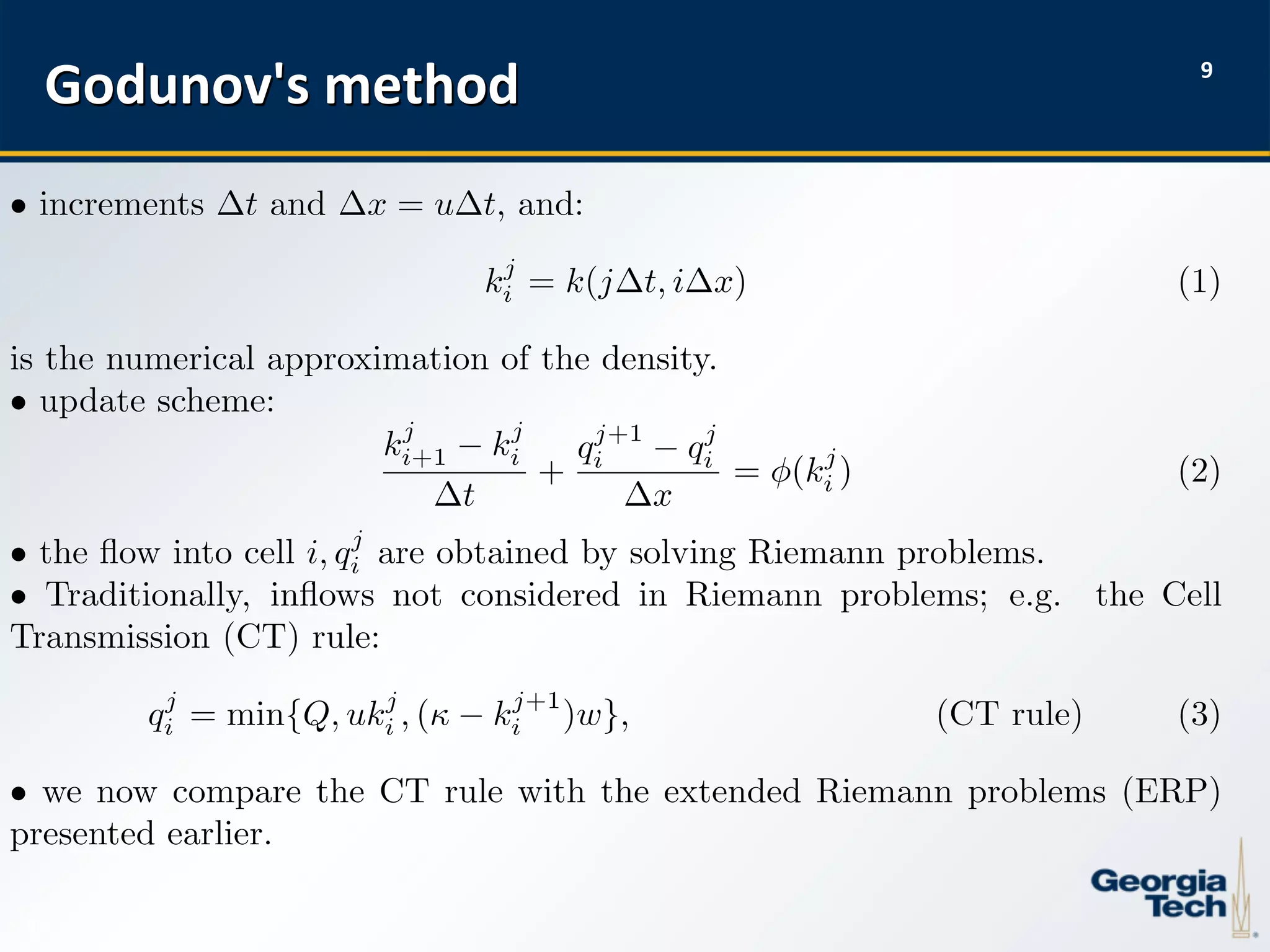 The Impact Of Source Terms In The Variational Representation Of Traffic Flow Ppt