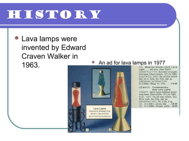 Lava lamps powerpoint | PPT