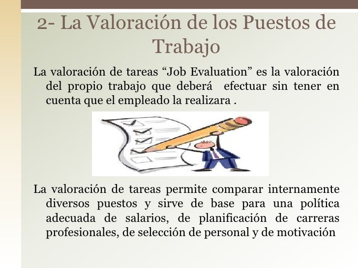 La valoracion del personal admon.personal La valoracion del personal admon.personal