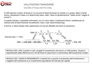 La Valutazione Economico Finanziaria | PPT