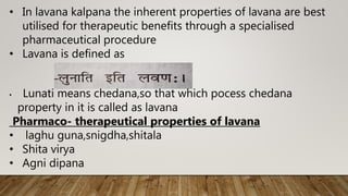 Lavana kalpana | PPTX