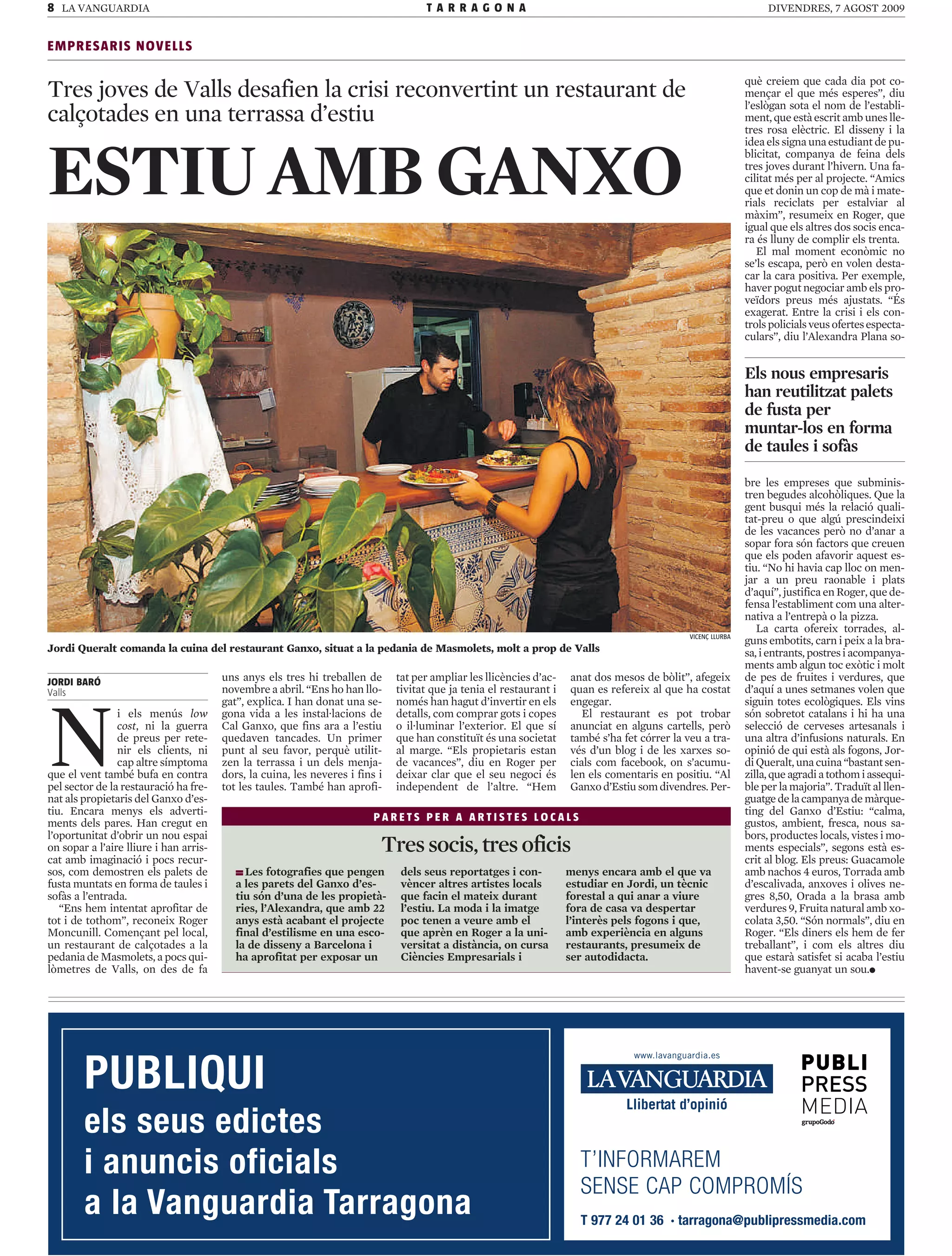 La Vanguardia. Articles. Emprenedors | PDF