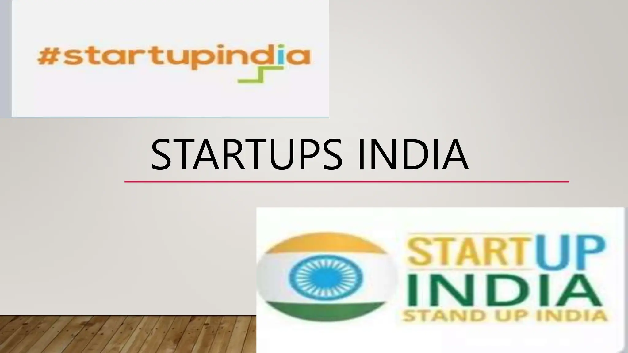 STARTUPS IN INDIA | PPTX