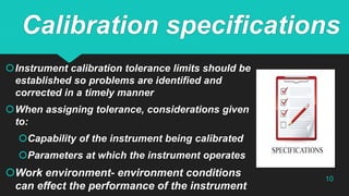 calibration of analytical instruments | PPTX