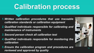 calibration of analytical instruments | PPTX