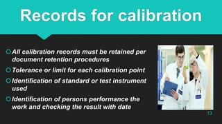 calibration of analytical instruments | PPTX