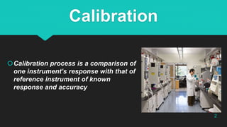 calibration of analytical instruments | PPTX