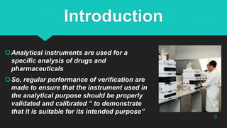calibration of analytical instruments | PPTX