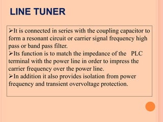 power line carrier communication | PPTX