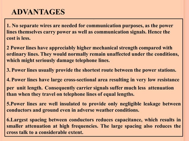 power line carrier communication | PPTX