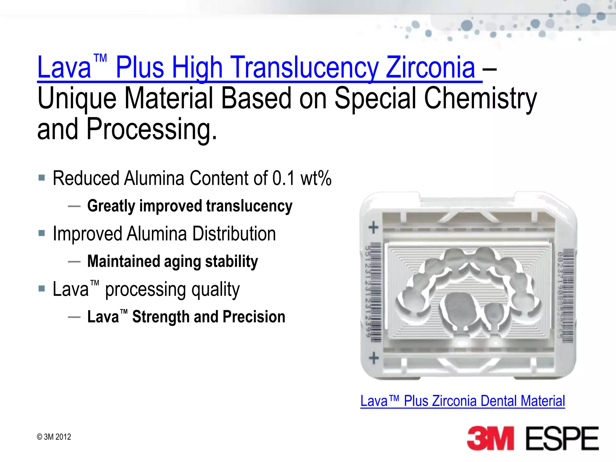 Lava Plus High Translucency Zirconia | PPTX