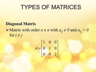 Matrices and System of Linear Equations ppt | PPTX