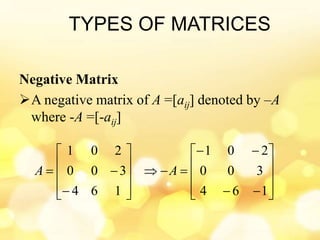 Matrices and System of Linear Equations ppt | PPT