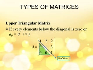 Matrices and System of Linear Equations ppt | PPT