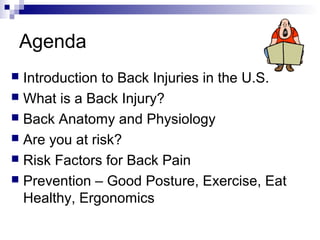 Lavc Back Injury Prevention Wellness Lecture Fall 2005 | PPT