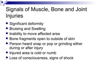 Lavc Health 12 First Aid Muscles Bones Joints Injuries Spring 2007 | PPT