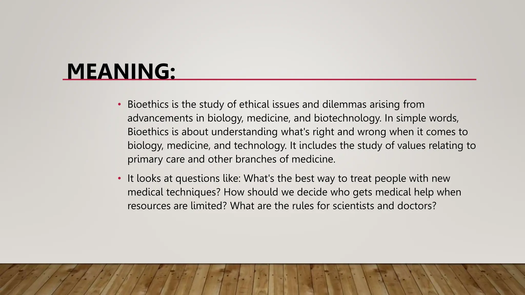 INTRODUCTION TO BIOTECHNOLOGY AND BIOETHICS | PPTX | Medical Health