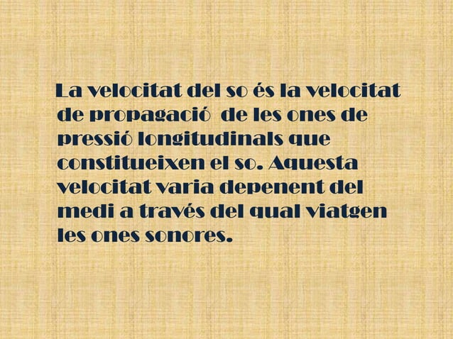 La velocitat del so albert prous i xavier campodarbe | PPT