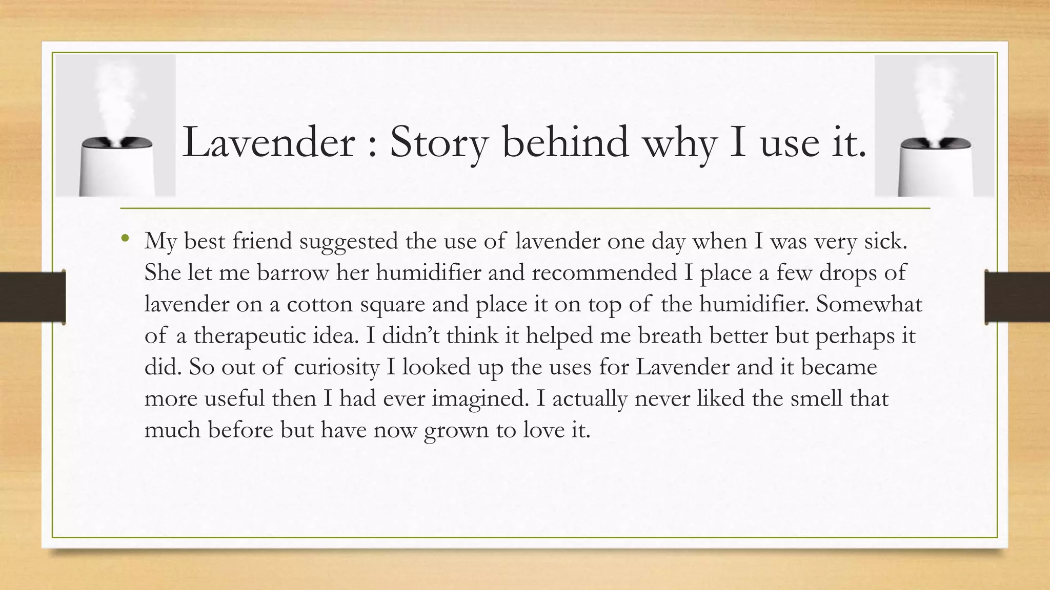 Lavender lab power point | PPTX