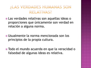 La verdad | PPTX
