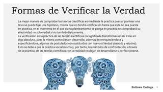 La verdad, concepto y criterios. | PPTX | Science