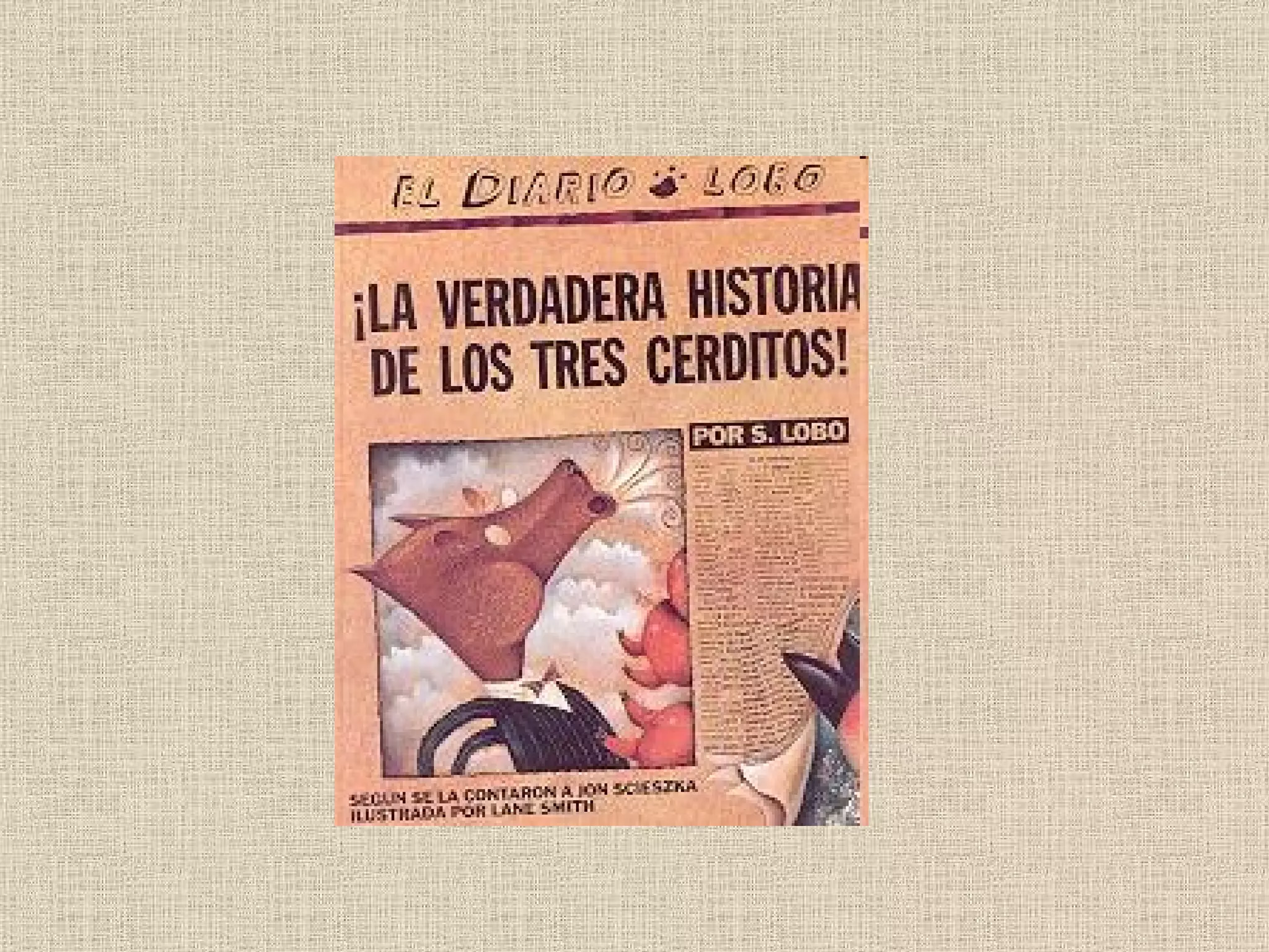 La verdadera historia de los tres cerditos | PPT