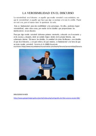 La verosimilidad en el discurso | DOCX