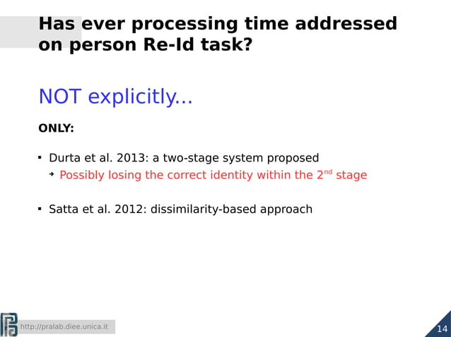 Fast Person Re-Identification for Intelligent Video Surveillance ...