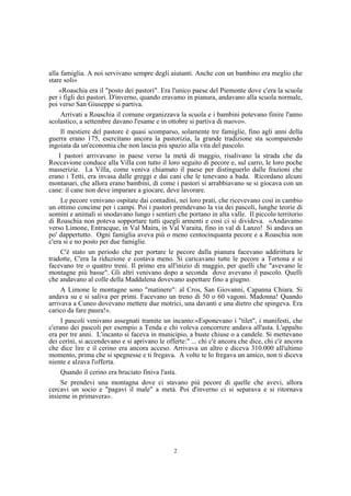 Roaschia - La via del latte | PDF