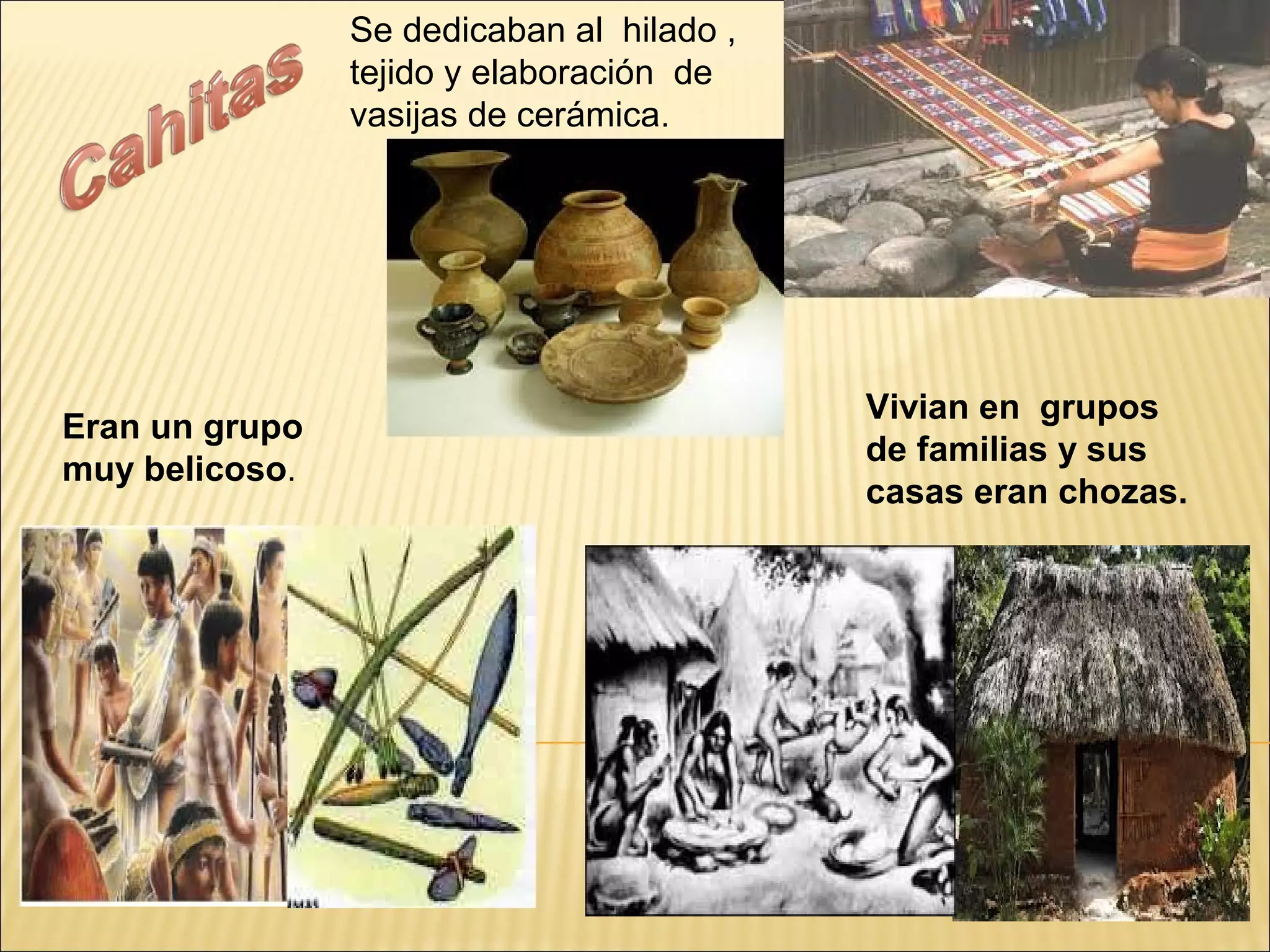 La vida cotidiana de los primeros pobladores de | PPT