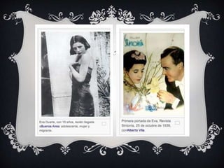 La vida de eva duarte perón | PPTX