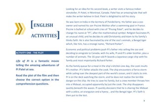 LIFE OF PI ACTIVITY PACK | PDF