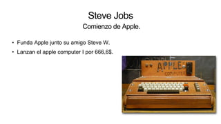 La vida de steve jobs | PPTX