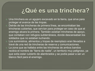 La Vida En Las Trincheras Pptx