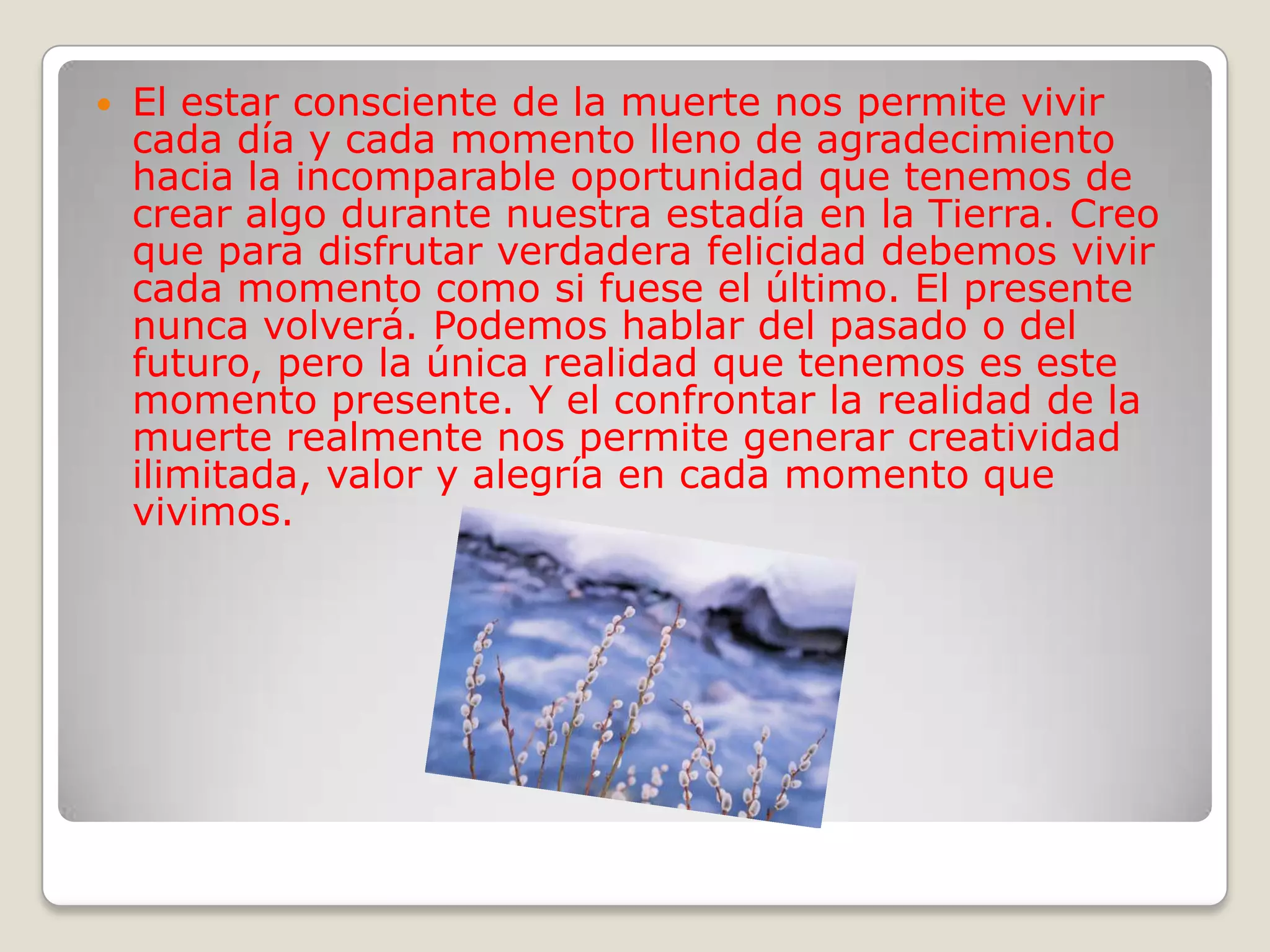 La vida y la muerte | PPTX
