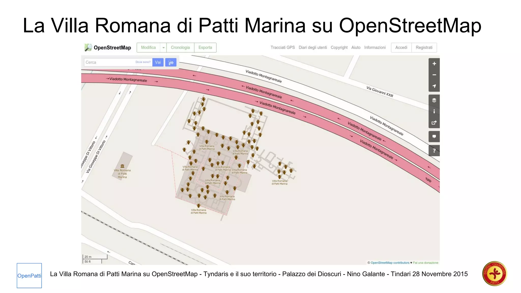 La Villa Romana di Patti su OpenStreetMap | PDF