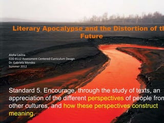 Unit Summary for Literary Apocalypse | PPT
