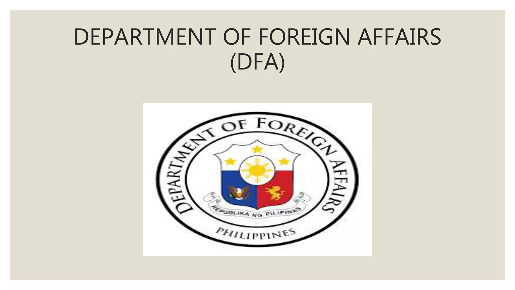 LOGO NG BAWAT AHENSYA NG PAMAHALAAN | PPTX