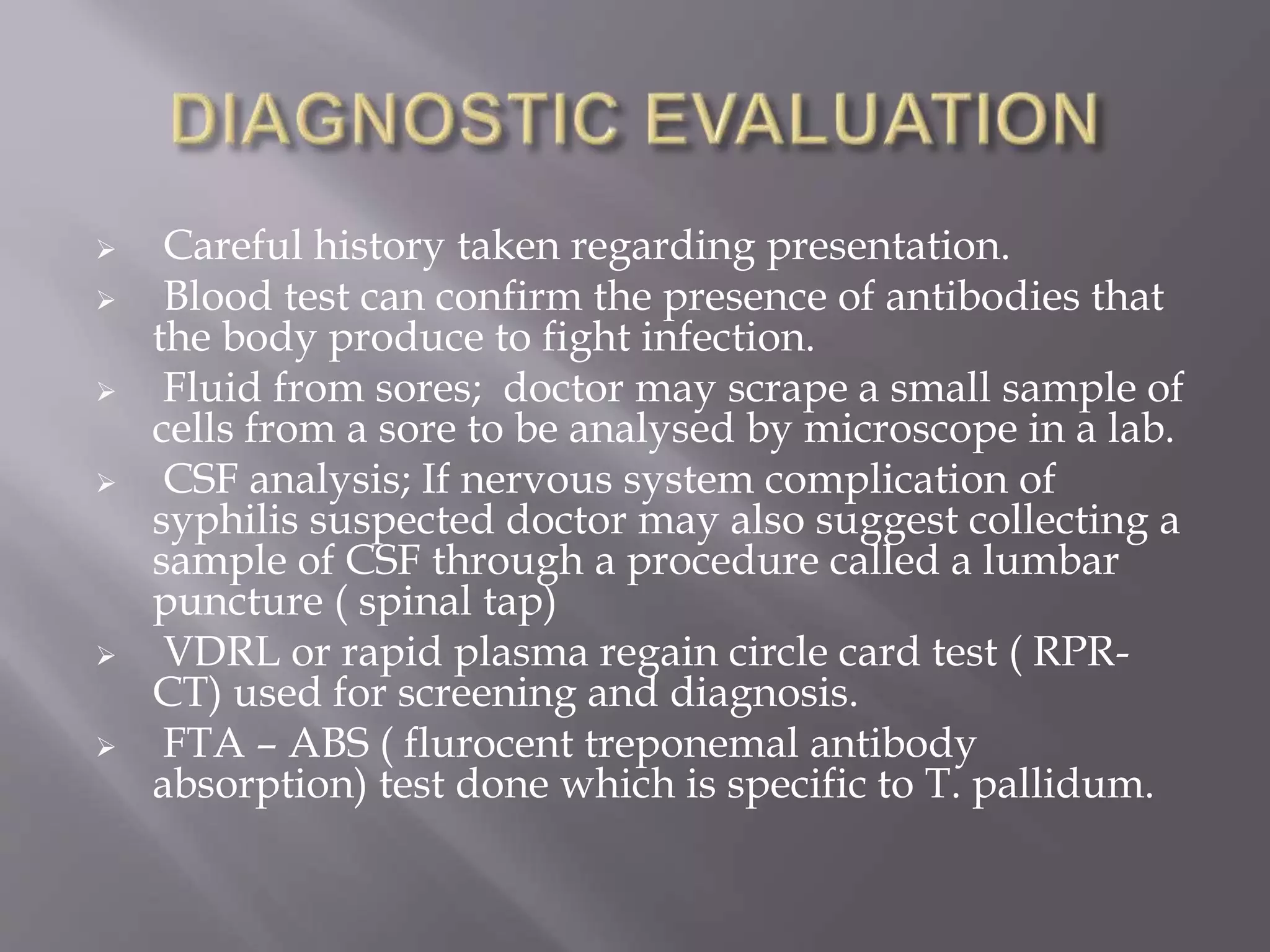 Syphilis Ppt