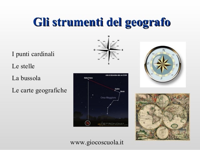 Il lavoro del geografo