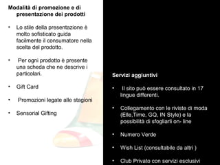 Made in Italy e E-Commerce(GEES Group) | PPT