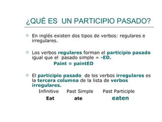 La voz pasiva en inglés | PPS