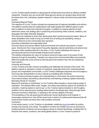 LavozTuristica | PDF