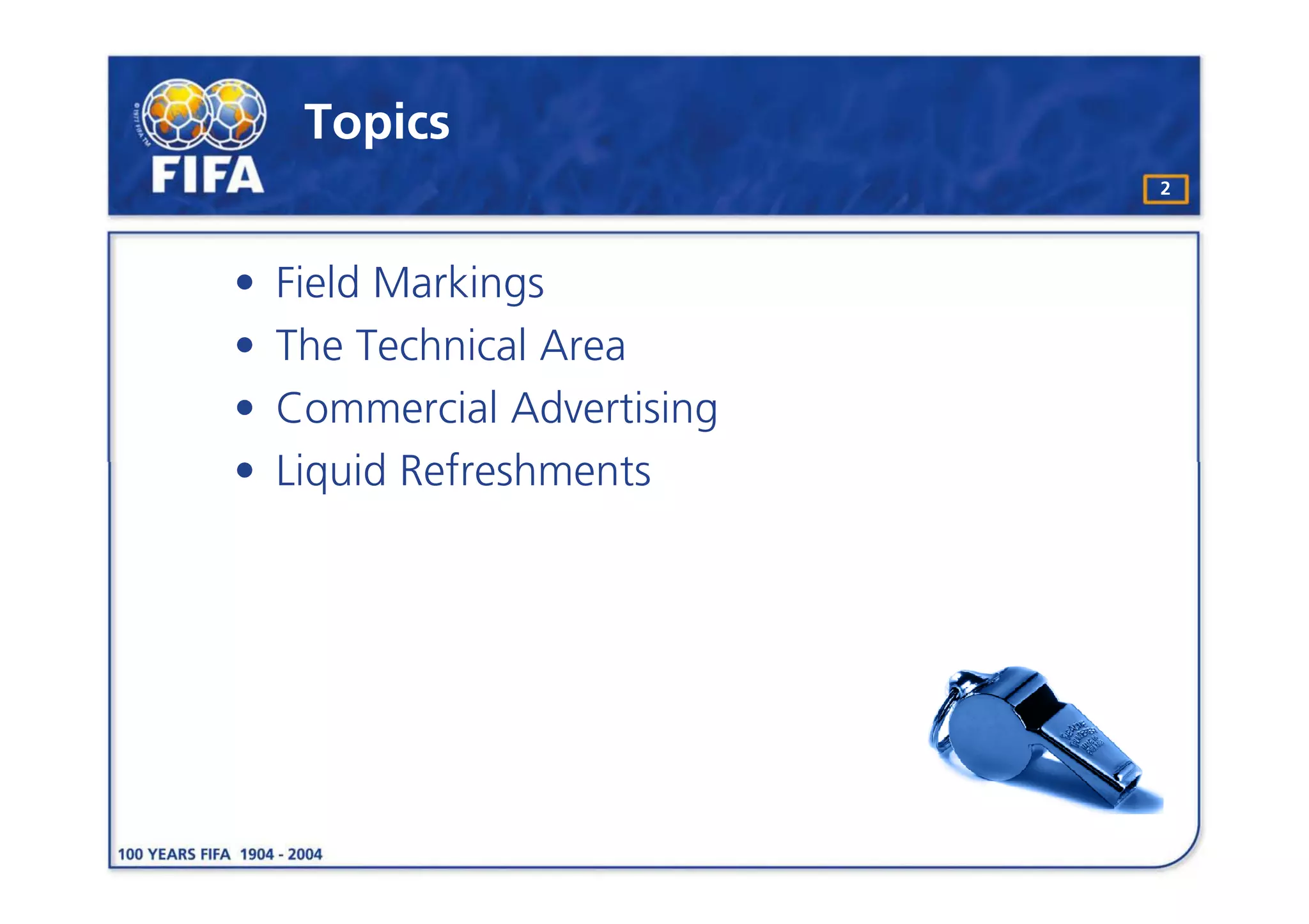 Law 1 The Field Of Play | PDF