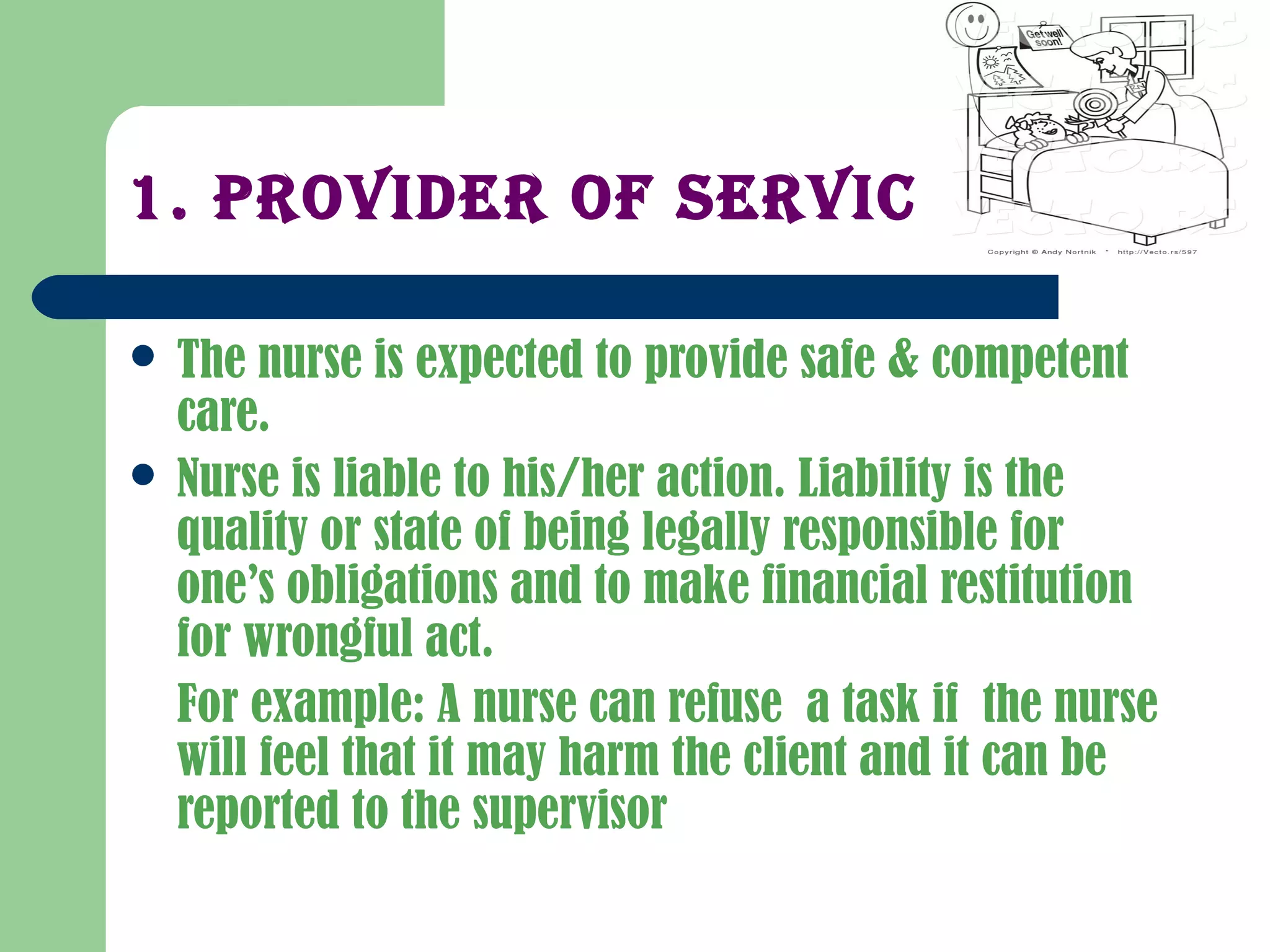 LAW AND NURSING PRACTICE | PPT