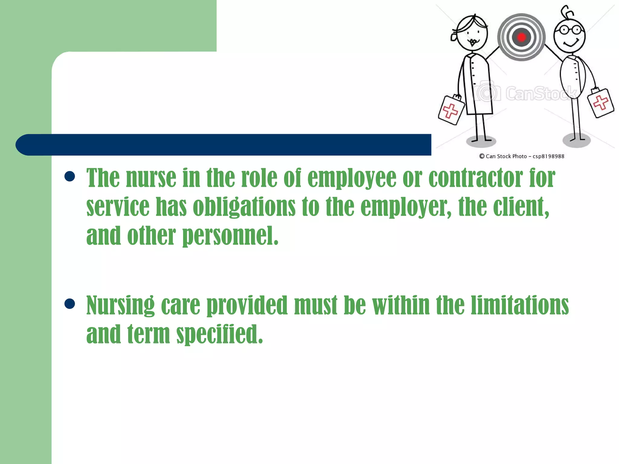 LAW AND NURSING PRACTICE | PPT