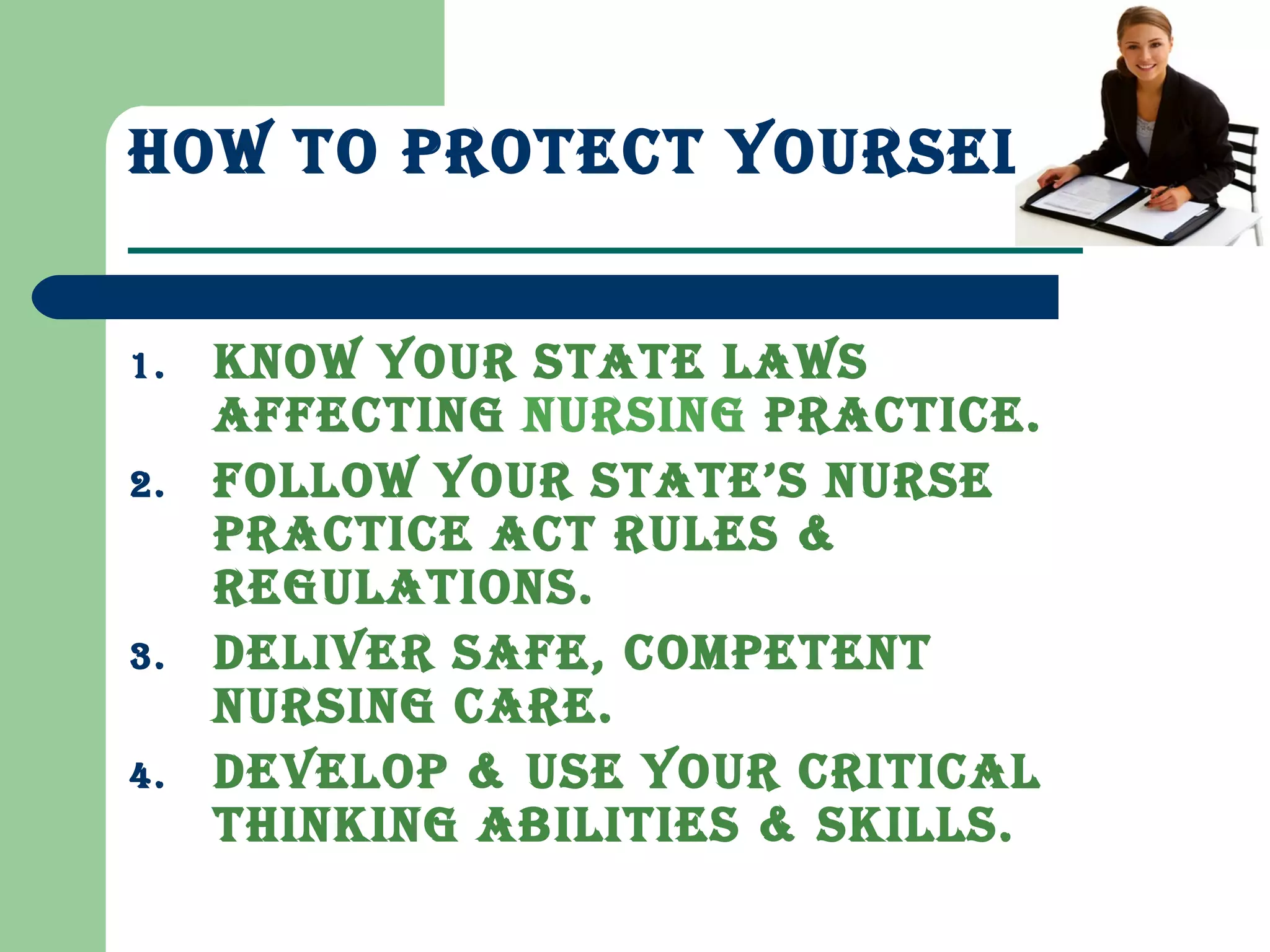 LAW AND NURSING PRACTICE | PPT