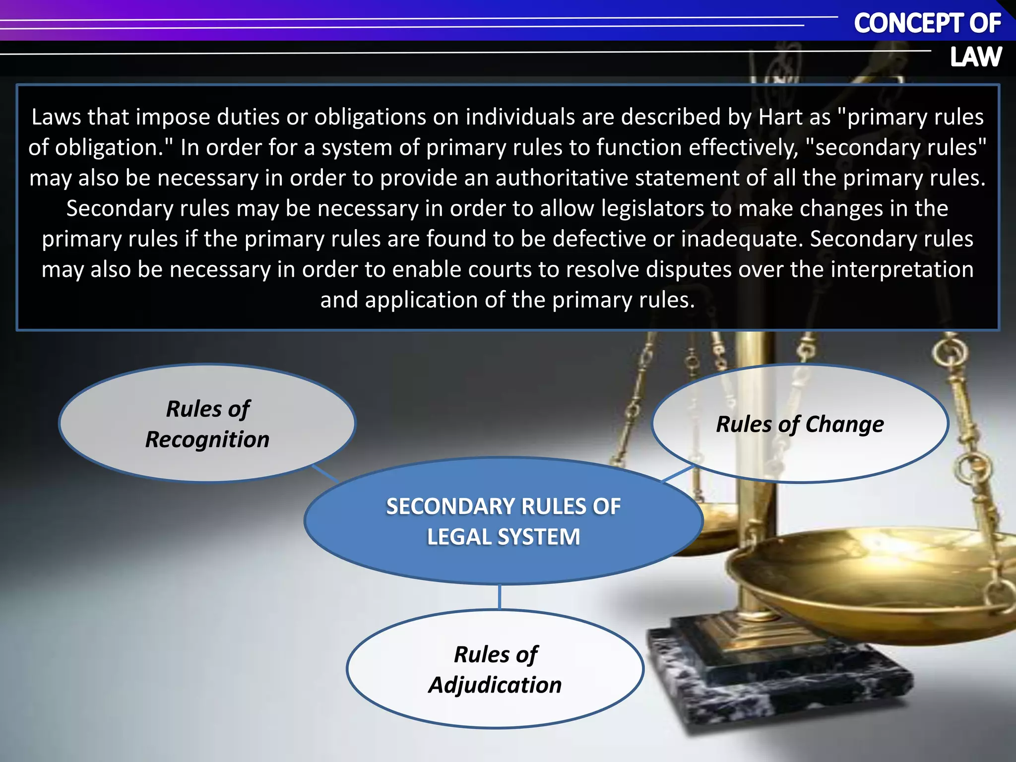 Law: Concepts and Viewpoints | PPTX
