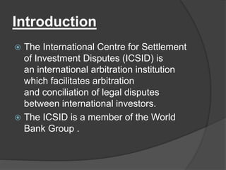 ICSID | PPTX