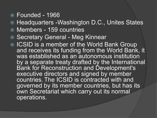 ICSID | PPTX